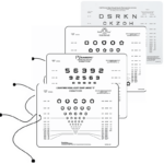 Near or Intermediate Vision Chart - Precision Vision