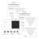 Low Contrast Letter, Symbol & Reading Charts - Precision Vision