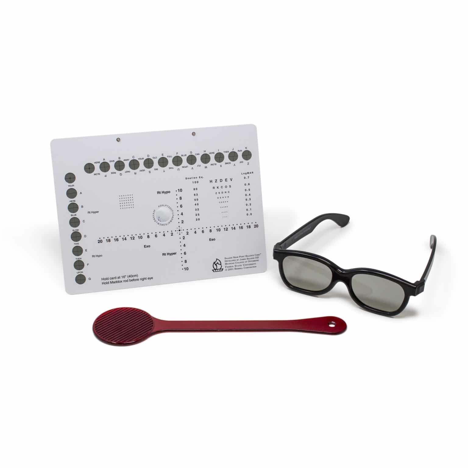 The Saladin Near Point Balance Card™ - Precision Vision