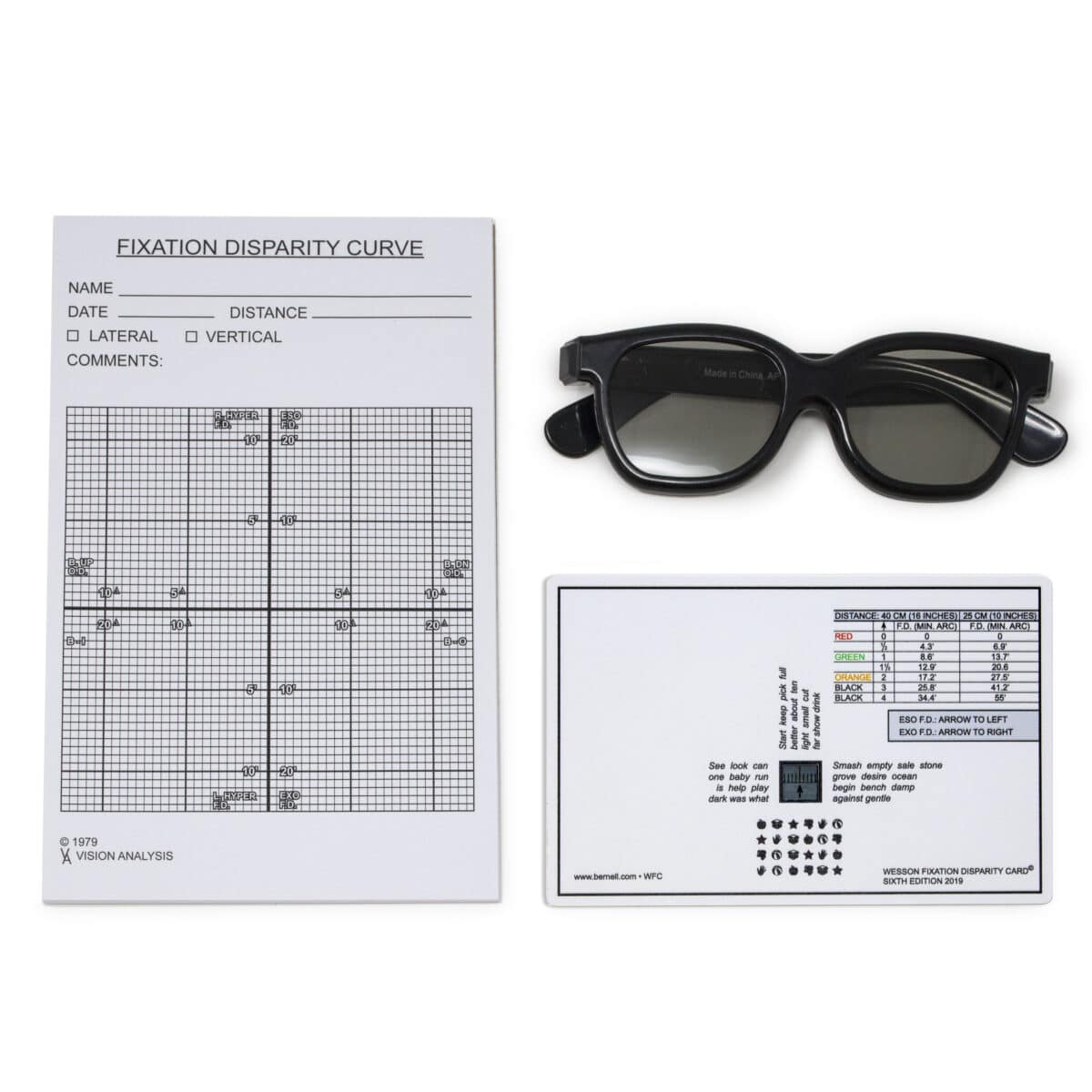 Wesson Fixation Disparity Card™ - Precision Vision