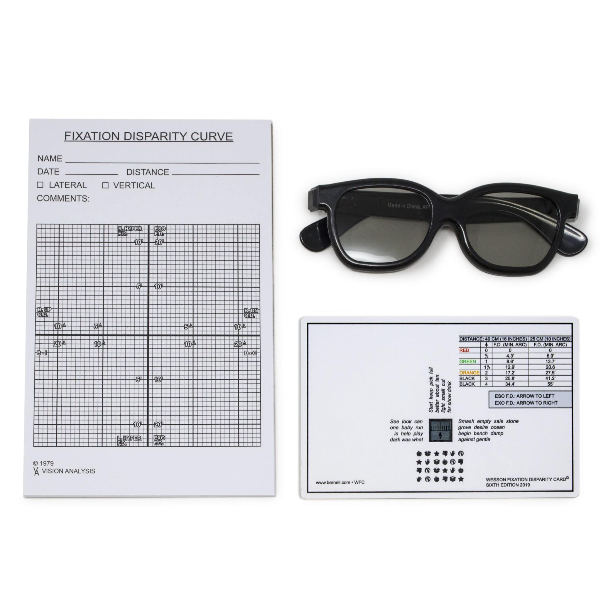 Wesson Fixation Disparity Card™ - Precision Vision