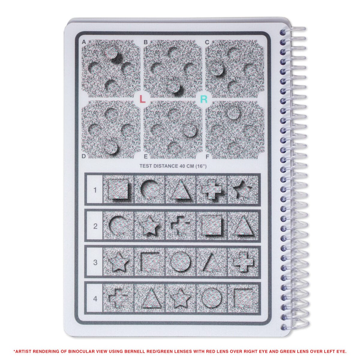 Stereo Test Book - Near and Far Tests - Vision Testing Aids - Precision ...