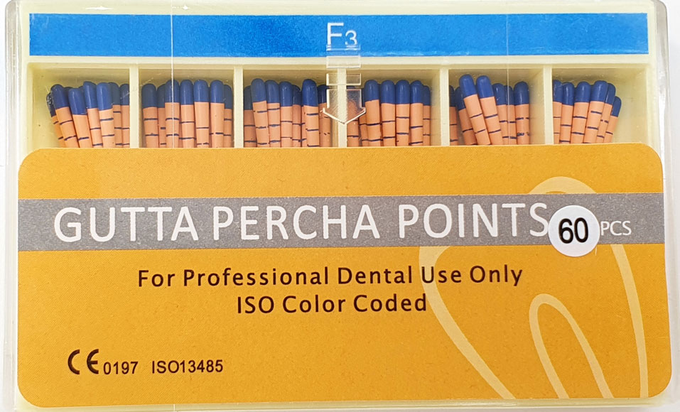 Conuri de gutaperca F1-F3 compatibile ProTaper Gold - Premier Denta