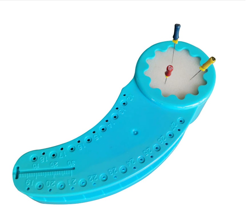 Bloc endodontic cu burete rigla suport ace - Premier Denta