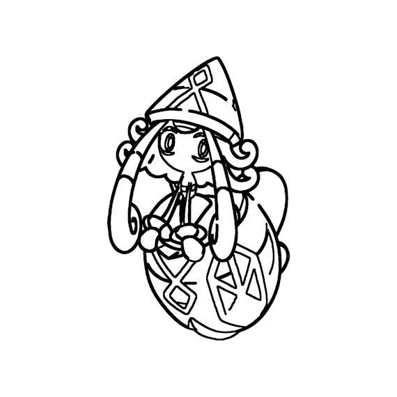 Tapu Lele Coloring Page