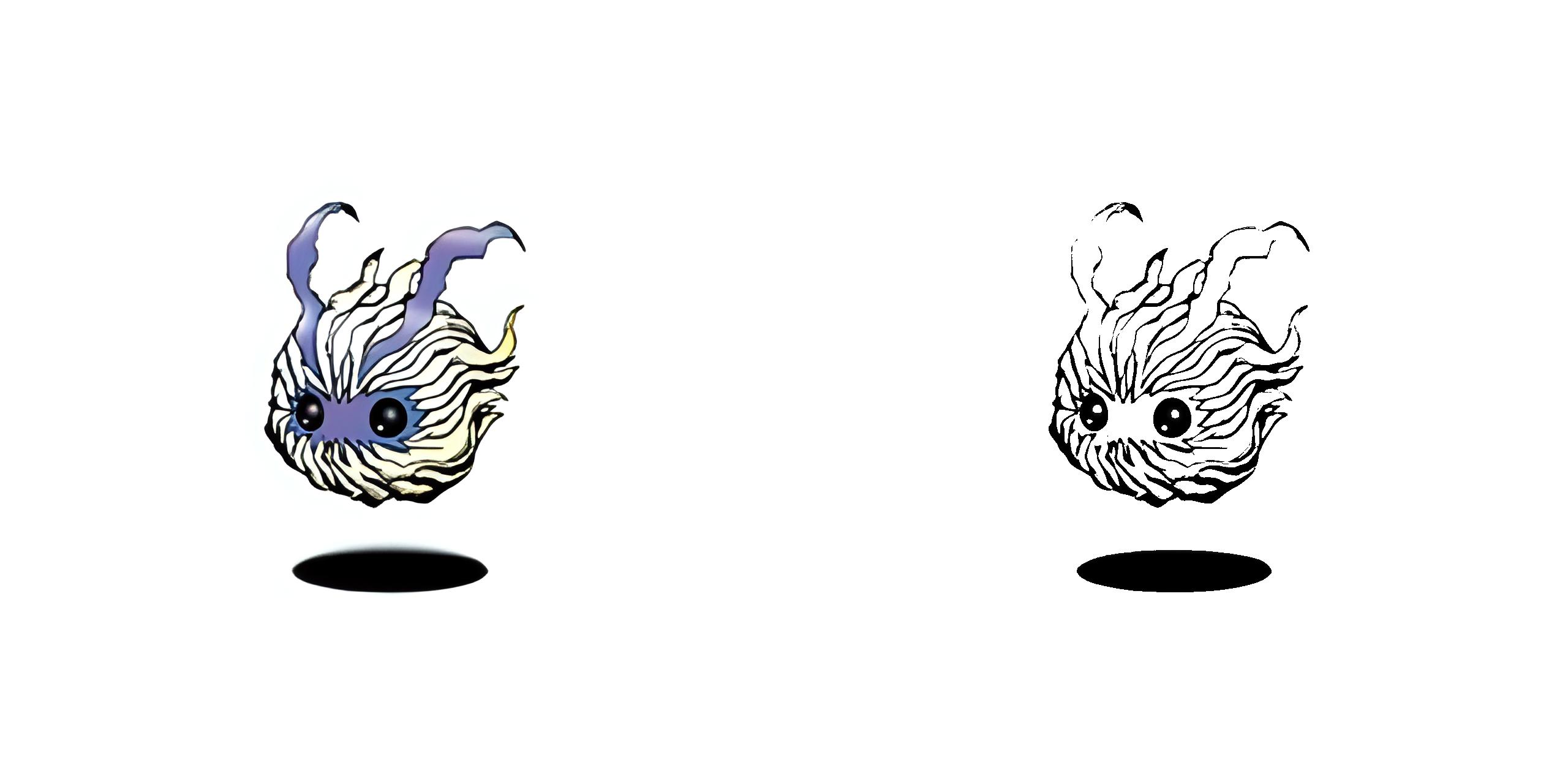 Yuramon Coloring Page - Print IdeaShortcut