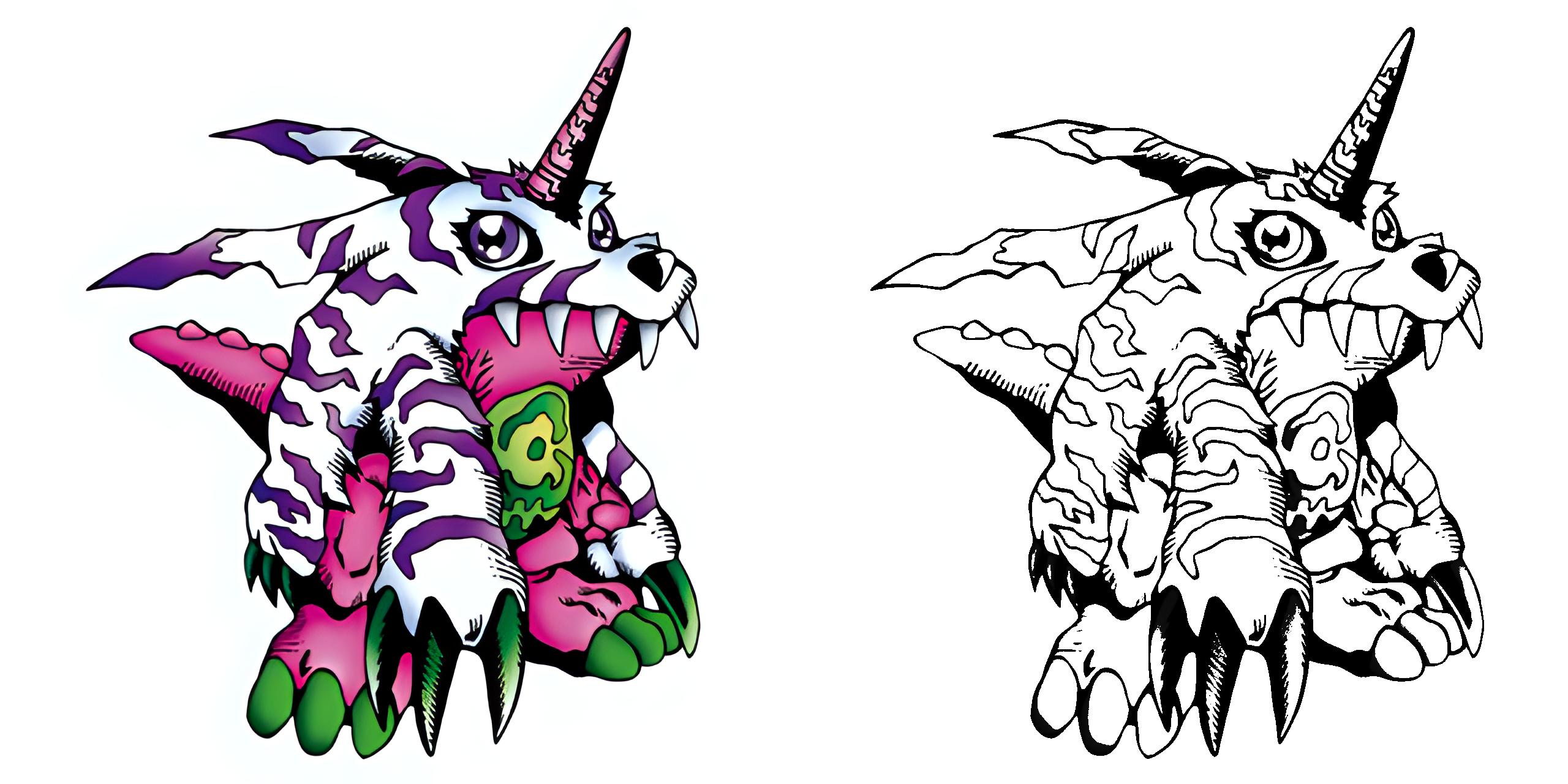 Psychemon Coloring Page - Print IdeaShortcut