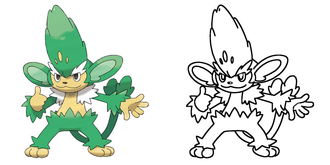 Simisage Coloring Page - Print IdeaShortcut