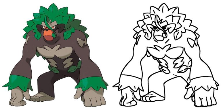 Rillaboom Coloring Page - Print IdeaShortcut