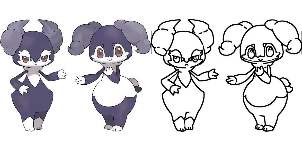 Indeedee Coloring Page - Print IdeaShortcut