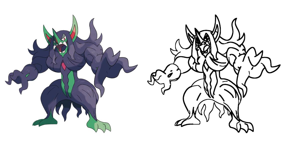 Grimmsnarl Coloring Page Print Ideashortcut