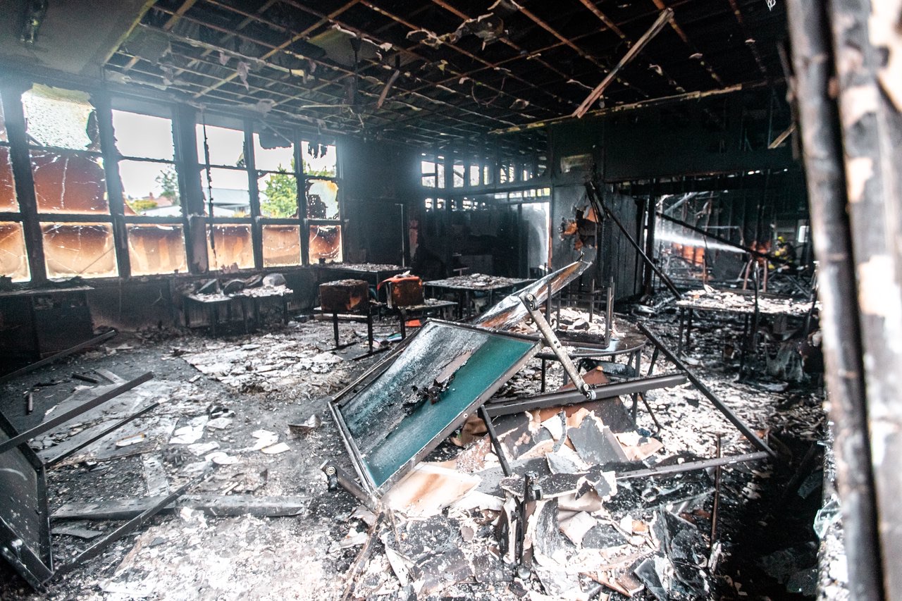 Rebuild underway at Bowen Road Primary School after deliberate fire ...