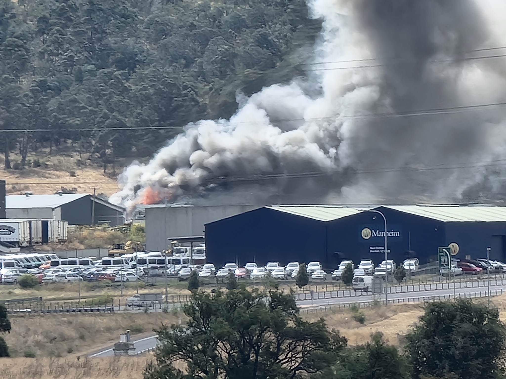Fire breaks out at Brighton industrial estate north of Hobart - Pulse ...