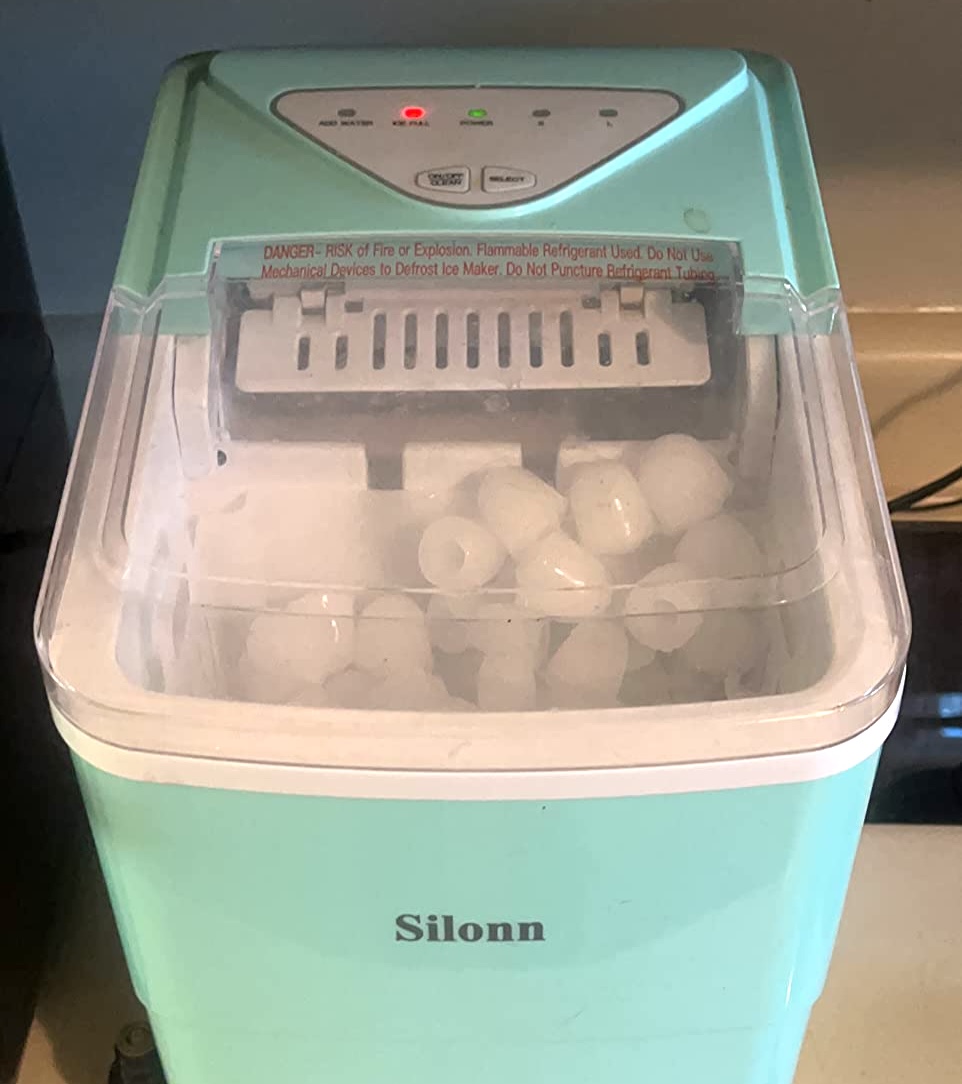 Silonn Ice Maker Countertop – Portable Self-Cleaning Ice Machine for Home, Kitchen, RV, or ...