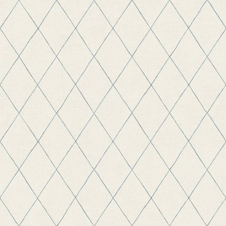 Rutig tapet i flera färger och mönster, ramar in rummet | Tapetshopen.se