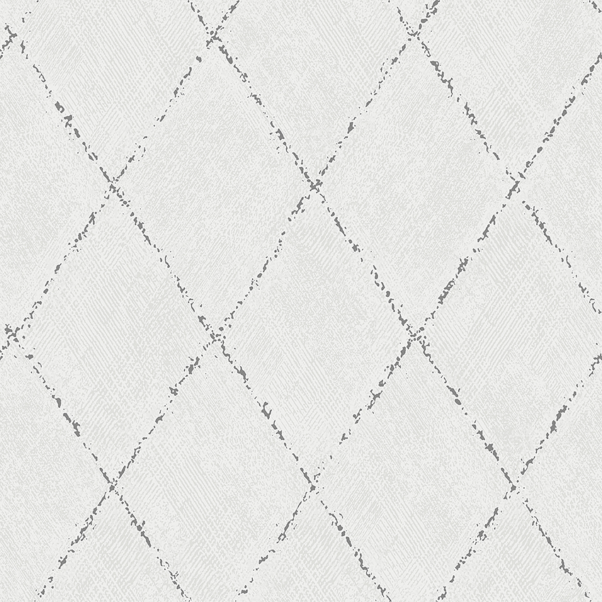 Rutig tapet i flera färger och mönster, ramar in rummet | Tapetshopen.se