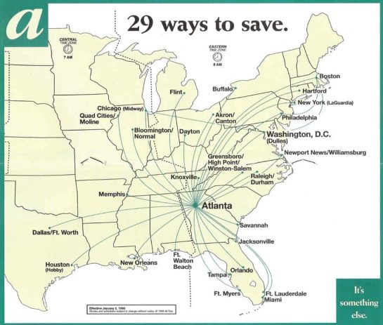 Air Tran and ValuJet Timetables and Route Maps - The Airchive 2.0