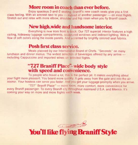 Braniff International Timetables and Route Maps - The Airchive 2.0