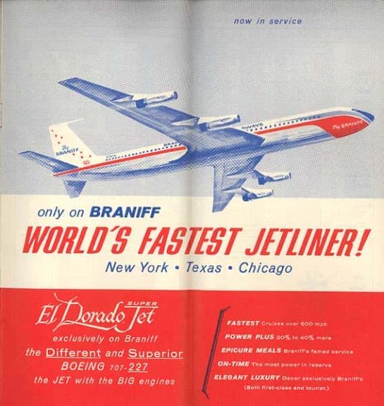 Braniff International Timetables and Route Maps - The Airchive 2.0