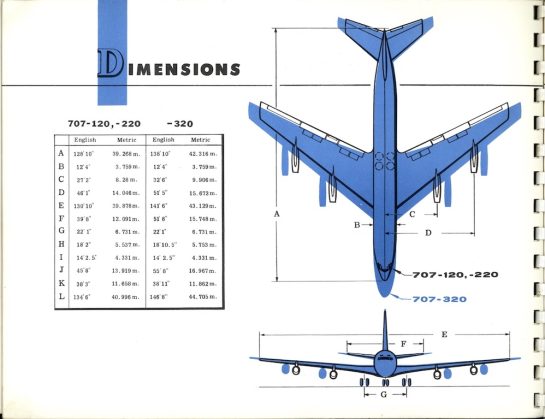 Boeing 707 Jet Stratoliners Brochure 1957 from La Jetée Press - The ...