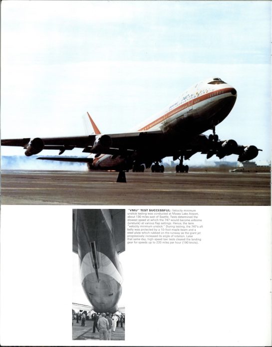 Boeing 747 Progress Report Brochure May 1969 from La Jetée Press - The ...