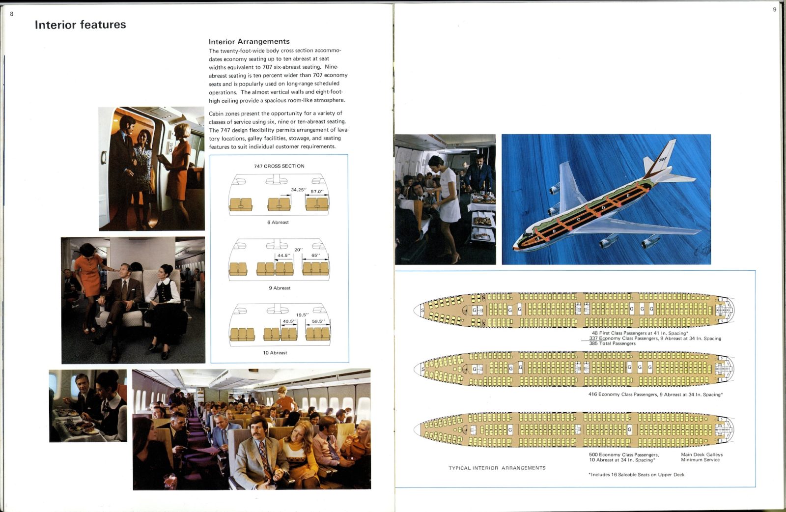 Boeing 747 Summary Brochure Sept 1972 from La Jetée Press - The ...