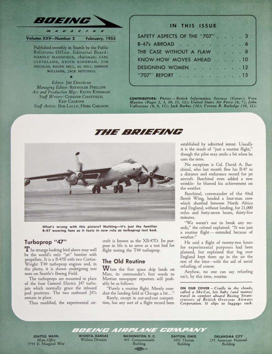 Boeing Magazine Feb 1955 - Jeremy Dwyer-Lindgren - The Airchive 2.0