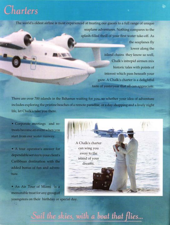 Chalk's Airlines Timetables and Route Maps - The Airchive 2.0