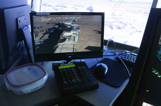 DFW International Airport and American Airlines Ground Control Tower ...
