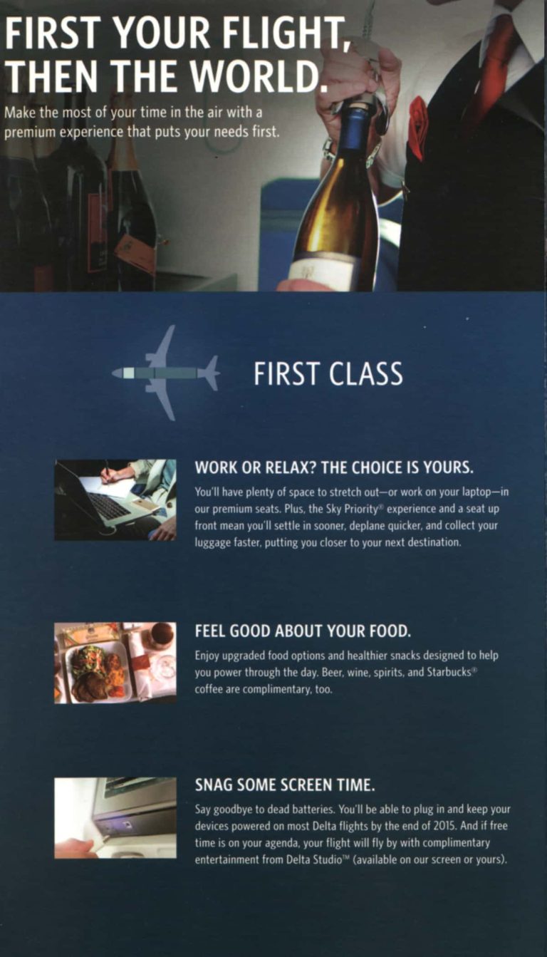 Delta Passenger Experience Brochure 2016 - The Airchive 2.0
