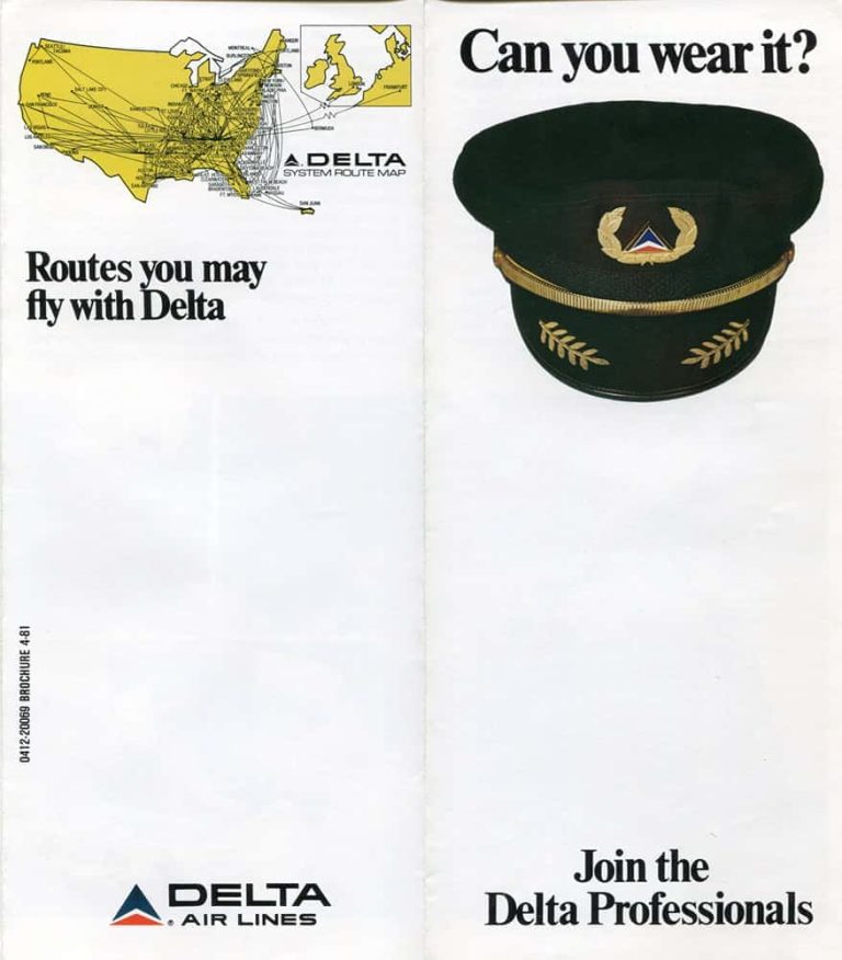 Delta Air Lines Pilot Recruiting Brochure - 1980s - The Airchive 2.0