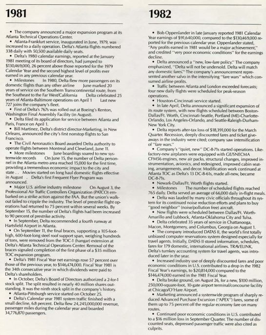 Delta Air Lines Digest 1980s Look Back - 1990 - The Airchive 2.0