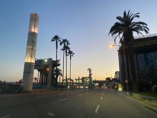 Los Angeles International Airport - LAX - World Way Drive During ...
