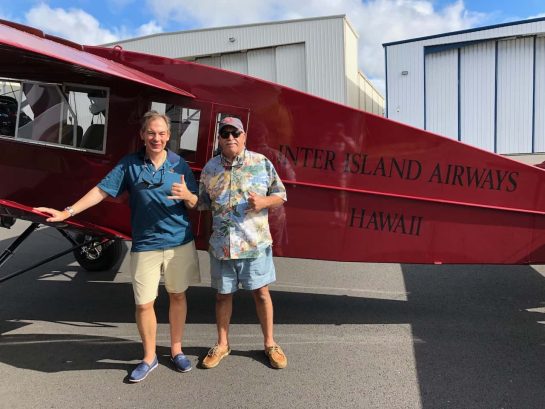 Hawaiian Airlines 1929 Bellanca Flight with CEO Mark Dunkerley - Jan ...