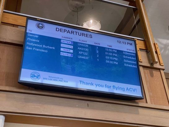 Arcata-Eureka Airport ACV California Redwood Coast - October 2021 - The ...