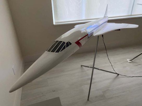 British Airways Concorde Cutaway Display Model (Before And After ...