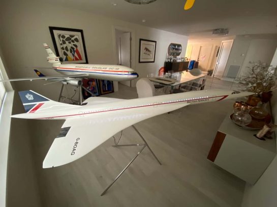 British Airways Concorde Cutaway Display Model (Before And After ...