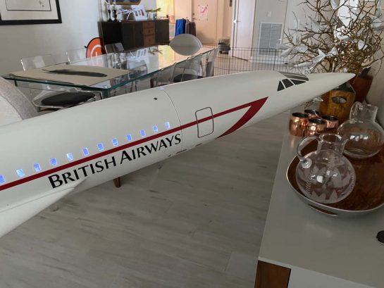 British Airways Concorde Cutaway Display Model (Before And After ...