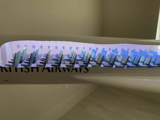 British Airways Concorde Cutaway Display Model (Before And After ...