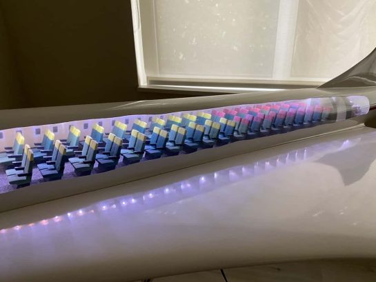 British Airways Concorde Cutaway Display Model (Before And After ...