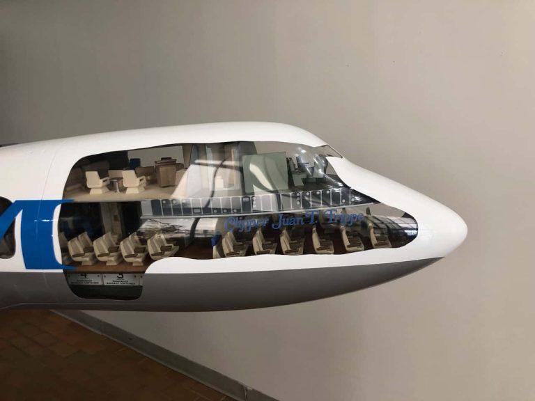 Pan Am Boeing 747 Cutaway Display Model at Pan Am Flight Academy ...