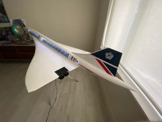 British Airways Concorde Cutaway Display Model (Before And After ...