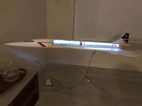 British Airways Concorde Cutaway Display Model (Before And After ...