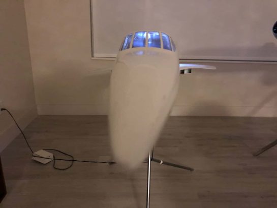 British Airways Concorde Cutaway Display Model (Before And After ...