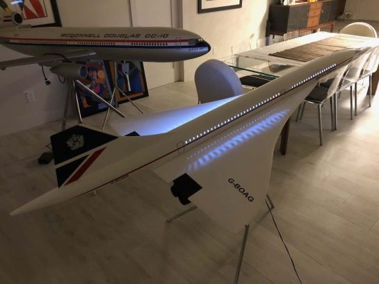 British Airways Concorde Cutaway Display Model (Before And After ...