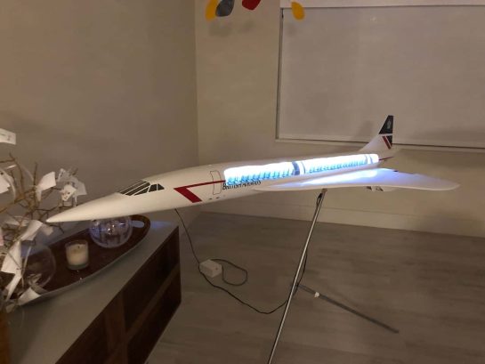 British Airways Concorde Cutaway Display Model (Before And After ...