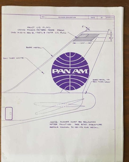 Pan Am Aircraft Exterior Painting Blueprints - The Airchive 2.0