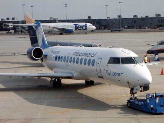 Washington DC Dulles Airport and Independence Air Before / After ...