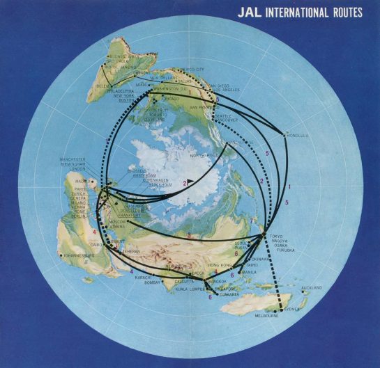 Japan Airlines Timetables and Route Maps - The Airchive 2.0