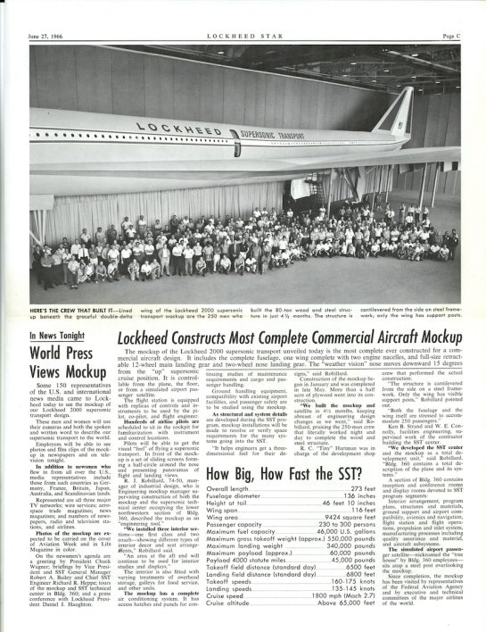 Lockheed Aircraft Magazine - SST - Jun 1966 - The Airchive 2.0